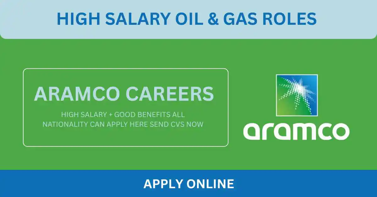 Aramco Careers 2026: High Salary Oil & Gas Roles – Apply Online ...
