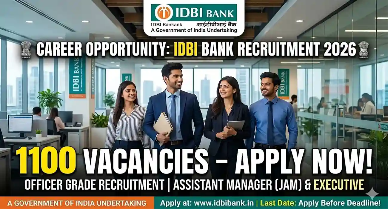IDBI Bank JAM Recruitment 2026 – Full Details - JobStreet47